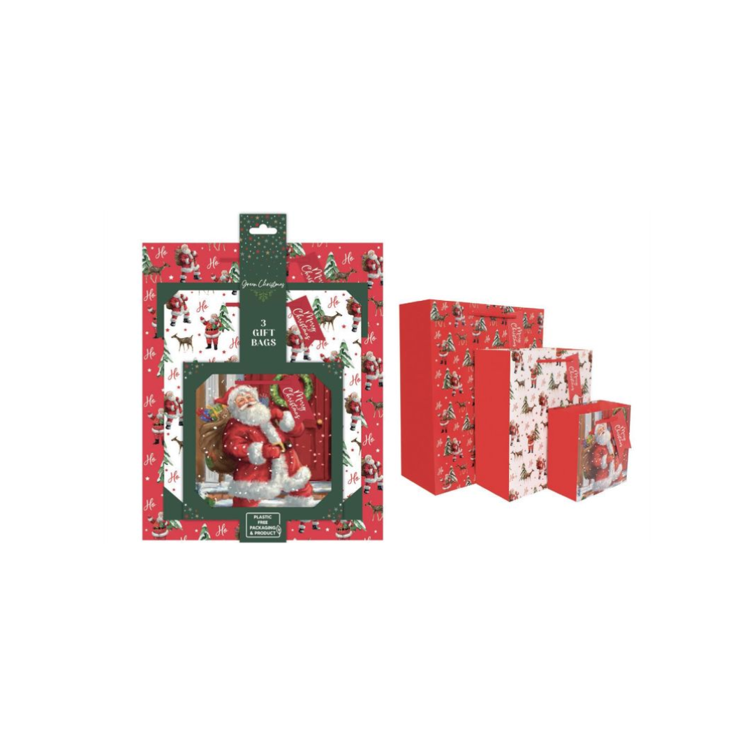 Eco Santa Gift Bags | 3Pcs – Tal-Lira