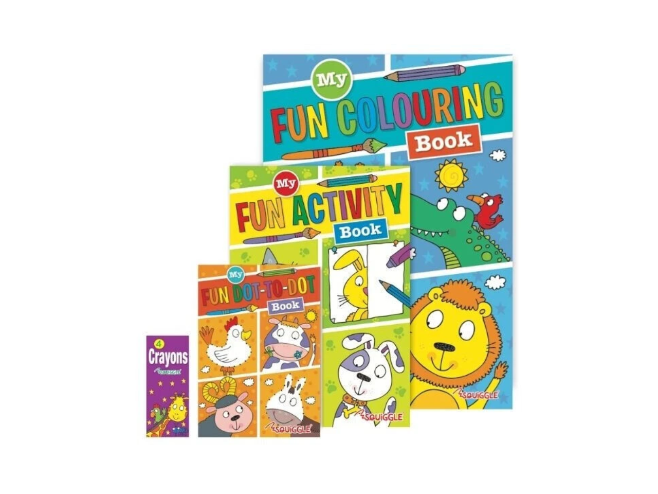 Colouring Fun Activity Pack With Crayons – Tal-Lira