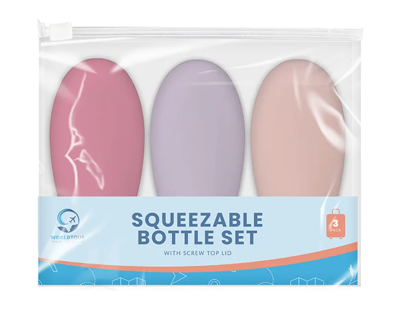 Squeezable Bottle Set | 3 Pcs – Tal-Lira