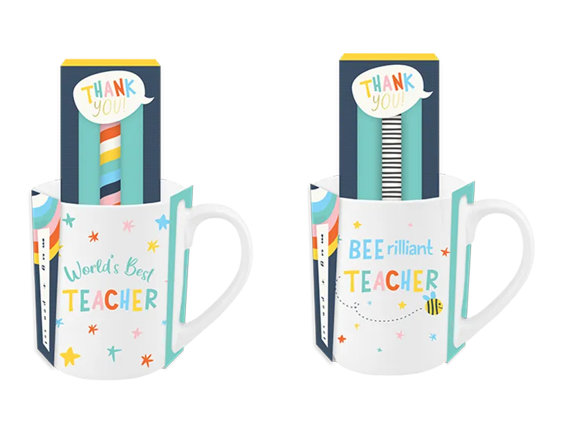 Teacher Ceramic Mug & Pen Set – Tal-Lira